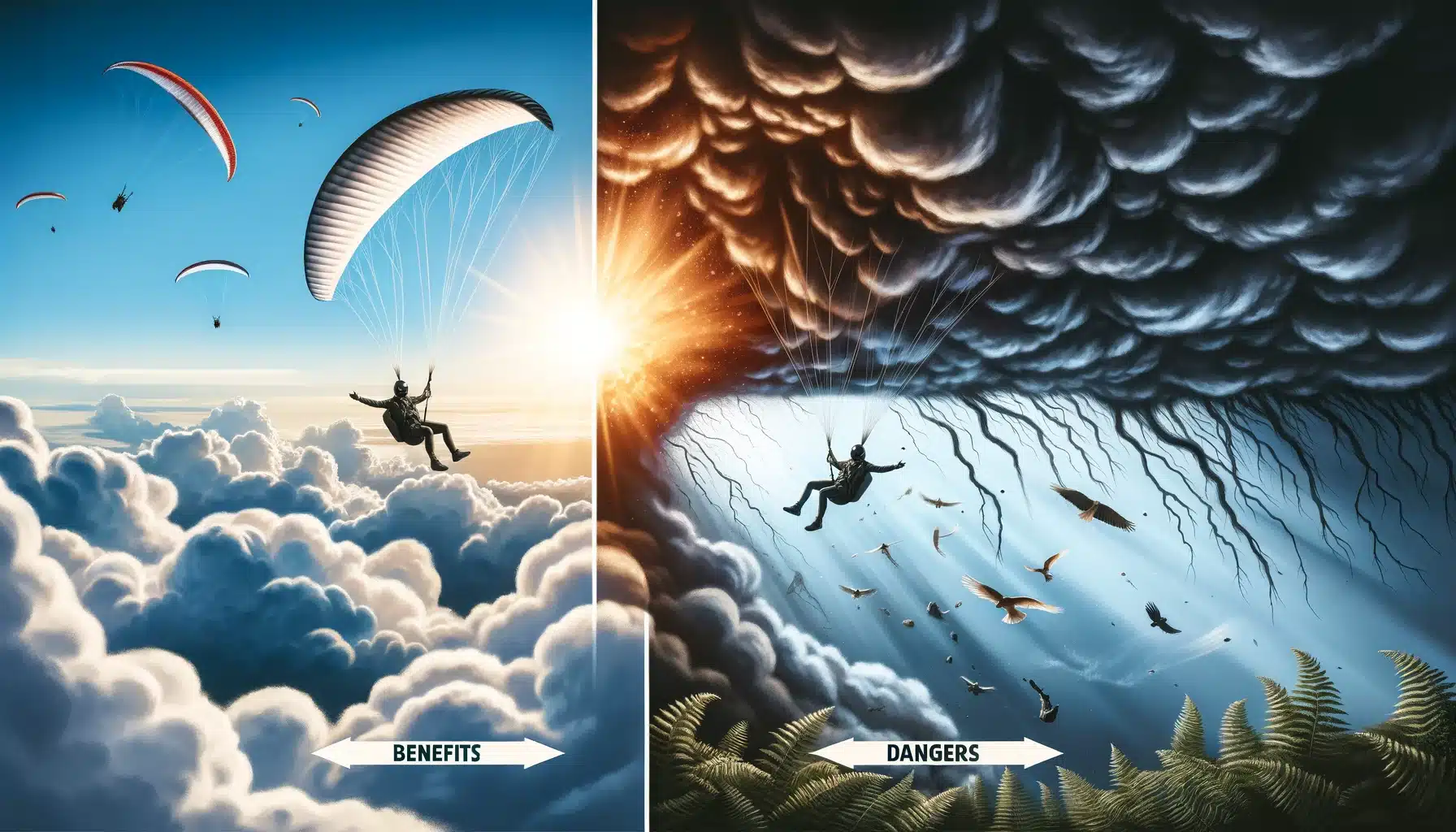 Benefits and Dangers of Clouds in Paragliding - Oceanwingz